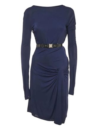 Gucci Minikleid mit G&uuml;rtel - Blau