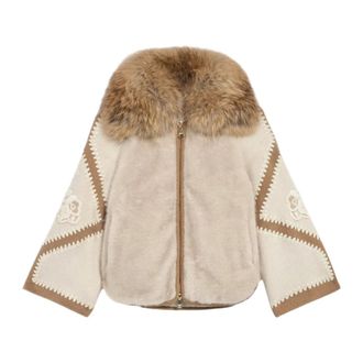 Ermanno Scervino Damen, Jacken, Beige, XSGr&ouml;&szlig;e