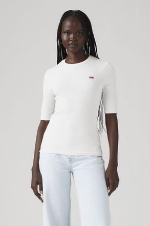 Levi's T Shirt Luca Slim - Femme - Blanc / White + - 2XS