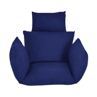 Generic Schaukelkissen, Standardmodell, Eierstuhl-Ersatzkissen mit Kopfst&uuml;tze, mit Gurten an der R&uuml;ckseite, sehr weich und atmungsaktiv