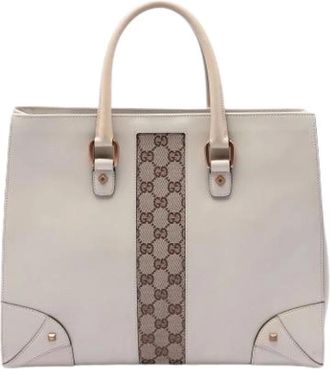Gucci Sac cabas Pre-owned - Femme - Pre-owned - Blanc - Taille: ONE Size