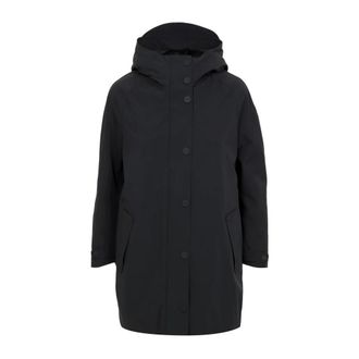 Roberto Ricci Design Rrd, Femme, Manteaux, Noir, Taille: 36 FR Parka Noire Imperm&eacute;able Respirante