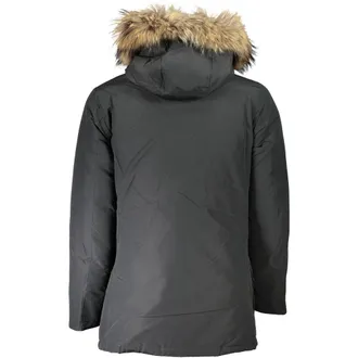 Woolrich Gray Cotton Mens Jacket Clothing