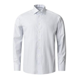 Eton Gestreiftes Feintwill-Hemd - Slim Fit - - Shirts - Herren - Blau - 5XL