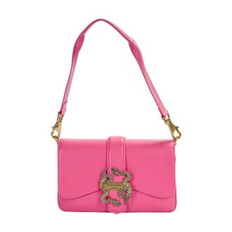 Just Cavalli Rosa Mirror Snake Schultertasche - - Bags - Damen - Rosa - ONE SIZE