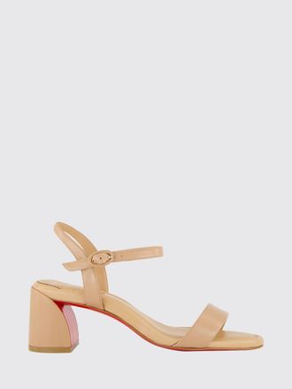 Christian Louboutin Sandales Miss Jane en cuir nappa &agrave; talon moyen et bride