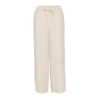 Cream Femme, Pantalons, Beige, Taille: 36 FR Wide Pantalons
