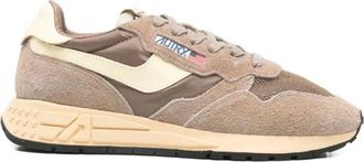 Autry Homme, Chaussures, Brun, Taille: 42 EU baskets Reelwind en daim &agrave; empi&egrave;cements - 40