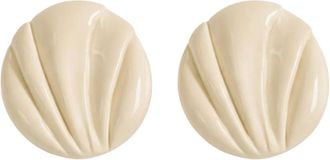 Chlo&eacute; Femme, Accessoires, Blanc, Taille: ONE Size Shell Earrings