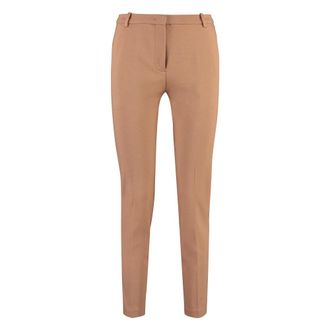 Pinko Pinko, Femme, Pantalons, Brun, Taille: 36 FR Pantalon Cigarette Slim Bello