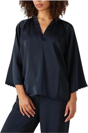 Bruuns Bazaar Damen, Blusen & Hemden, Blau, SGr&ouml;&szlig;e
