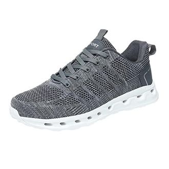 Generic Baskets larges pour homme - Soutien de la vo&ucirc;te plantaire - Chaussures orthop&eacute;diques en maille respirante - Chaussures de tennis l&eacute;g&egrave;res et antid&eacute;rapa