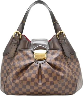 Louis Vuitton Pre-owned Vintage Damier Canvas Shoulder Bag - Femme - Pre-owned - Brun - Taille: ONE Size