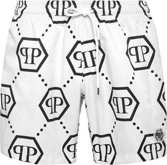 Philipp Plein Herren, Bademode, Wei&szlig;, 3XLGr&ouml;&szlig;e