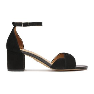 Kazar Schwarze Wildledersandalen mit vollem Absatz - - Shoes - Damen - Schwarzk - 36 EU