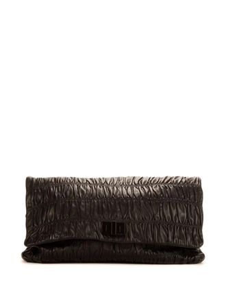 Prada Clutch mit Falten - Schwarz