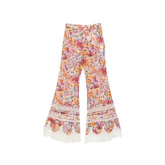 Zimmermann Luna Floral Lace Trousers