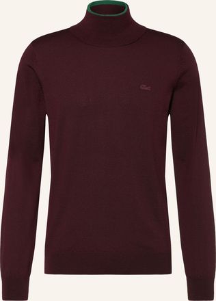 Lacoste Rollkragenpullover rot