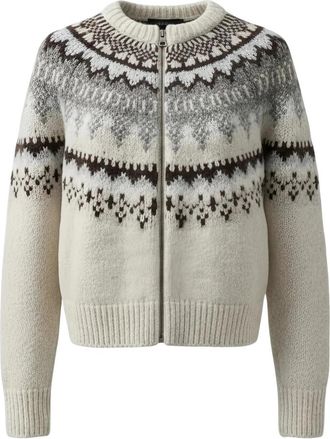 Closed Cropped Zip Cardigan - - Knitwear - Damen - Beige - XS