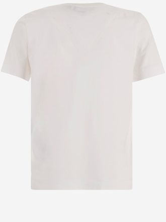 Stone Island Boys Cotton T-Shirt White T-Shirts And Polos