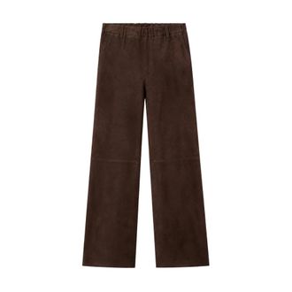 Stouls Femme, Pantalons, Brun, Taille: 38 FR Pantalons Oswald en Daim