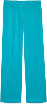 Oltre Femme, Pantalons, Bleu, Taille: 48 FR Pantalon Palazzo