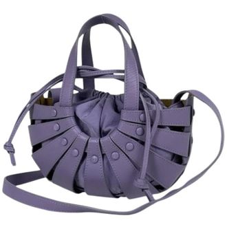 Bottega Veneta Sac Mini Vintage Pre-owned - Femme - Pre-owned - Violet - Taille: ONE Size