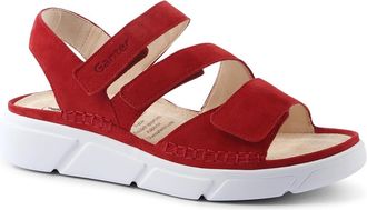 Ganter Damen Halina-H Sandale, Rot, 41 EU Weit