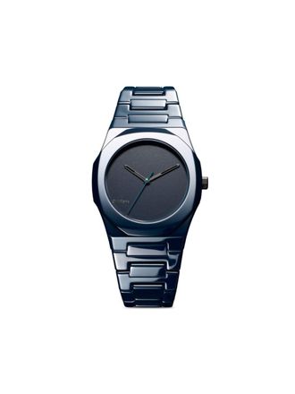 D1 Milano montre Ceramic 37 mm - Bleu