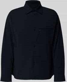 A|X Armani Exchange Blouson mit Kentkragen und Brusttasche