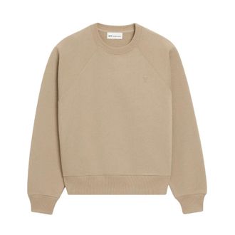 Ami Femme, Sweatshirts et sweats &agrave; capuche, Beige, Taille: 40 FR Tonal ADC SweaT-shirt