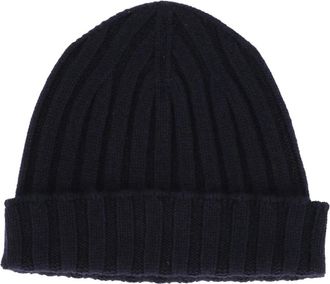 FILIPPO DE LAURENTIIS Rippstrick-M&uuml;tze - - Accessories - unisex - Blau - ONE SIZE