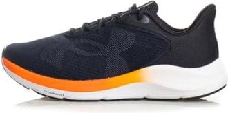 Under Armour Charged Pursuit 4 Grand Logo, chaussures running pour homme, chaussures de course avec amorti, Hommes, Black / team Orange / Anthracite, 41