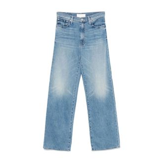 Mother Klares Blaues Stilvolles Denim Jeans - - Jeans - Damen - Blau - W28
