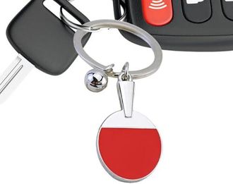 Generic Porte-clés de tennis - Porte-clés de pagaie élégant pour sac à main | Porte-clés de sport Sac de raquette de tennis de table, élégant porte-clés résis