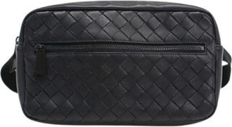Bottega Veneta Sac bandouli&egrave;re Pre-owned - Homme - Pre-owned - Noir - Taille: ONE Size