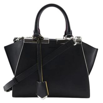 Fendi Pre-owned Cuir sacs-main - Femme - Pre-owned - Noir - Taille: ONE Size
