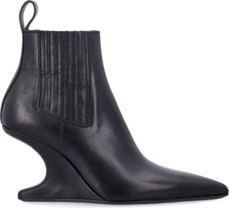 Rick Owens Femme, Chaussures, Noir, Taille: 40 EU Ankle Sharp Bottes