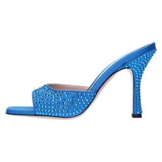 Gedebe Gedebe, Femme, Chaussures, Bleu, Taille: 36 EU Dita95 Mules