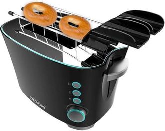 Cecotec Toaster Toast&Taste Double B, 650W Leistung, Doppel-Schlitz für 2 Toasts, Automatische Abschaltung und Pop-up-Funktion, Krümelablage, Extra-Lift-Syste