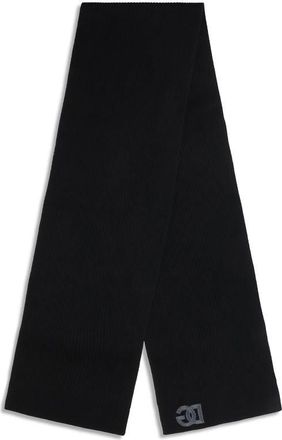 Dolce & Gabbana Mens Black Wool Oves Aries Scarf