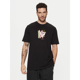 adidas T-Shirt Kawaii JP2675 Schwarz Regular Fit
