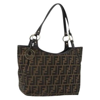 Fendi Sac bandouli&egrave;re vintage Pre-owned - Femme - Pre-owned - Brun - Taille: ONE Size