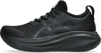 Asics Womens Gel-Nimbus 27 Running Shoe, Schwarz/Grau (Black/Graphite Grey), 39 EU