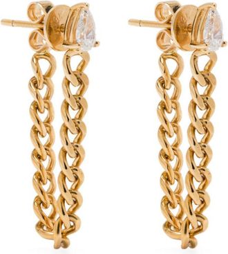 Anita Ko 18KT yellow gold diamond earrings