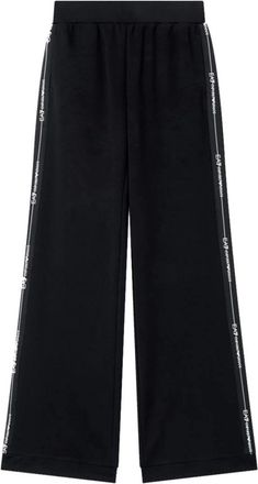 Emporio Armani Emporio Armani Ea7, Femme, Pantalons, Noir, Taille: 40 FR Palazzo Jogger Pant