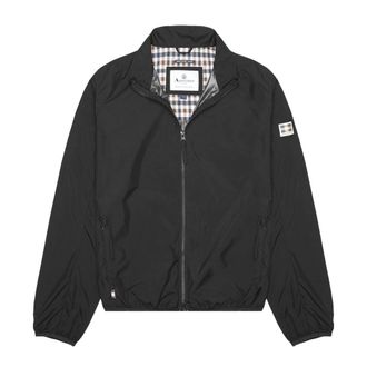 Aquascutum Active Rlg Windbreaker Schwarze Jacke