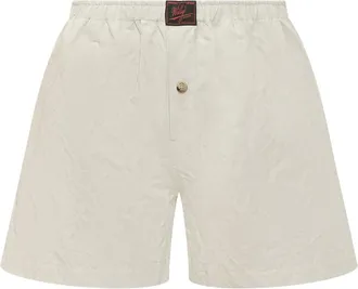 Willy Chavarria Homme, Shorts, Blanc, Taille: L Elasticated-waist Shorts