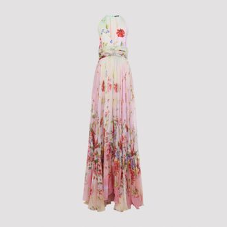 Roberto Cavalli Miami Flowers Long Dress
