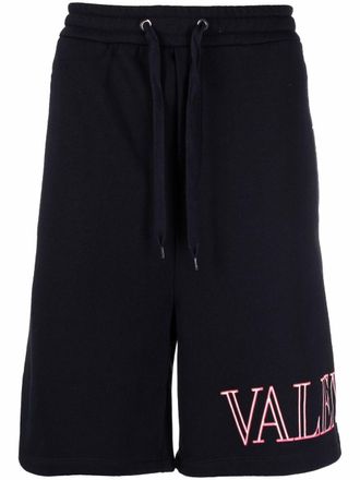 Valentino Garavani Shorts mit tiefem Schritt - Blau